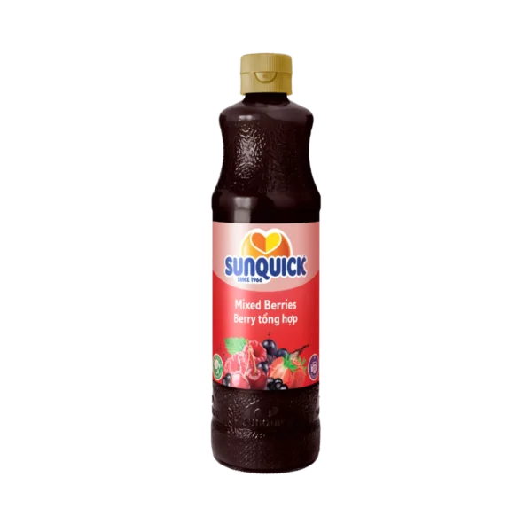 Nước ép trái cây hỗn hợp quả mọng cô đặc Sunquick Mixed Berries Drink ...
